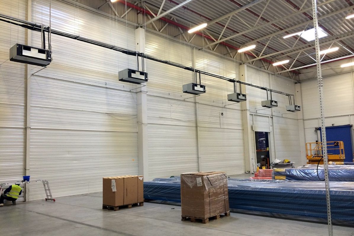 El combo de humidificación, sanitización y ventilación industrial para ...